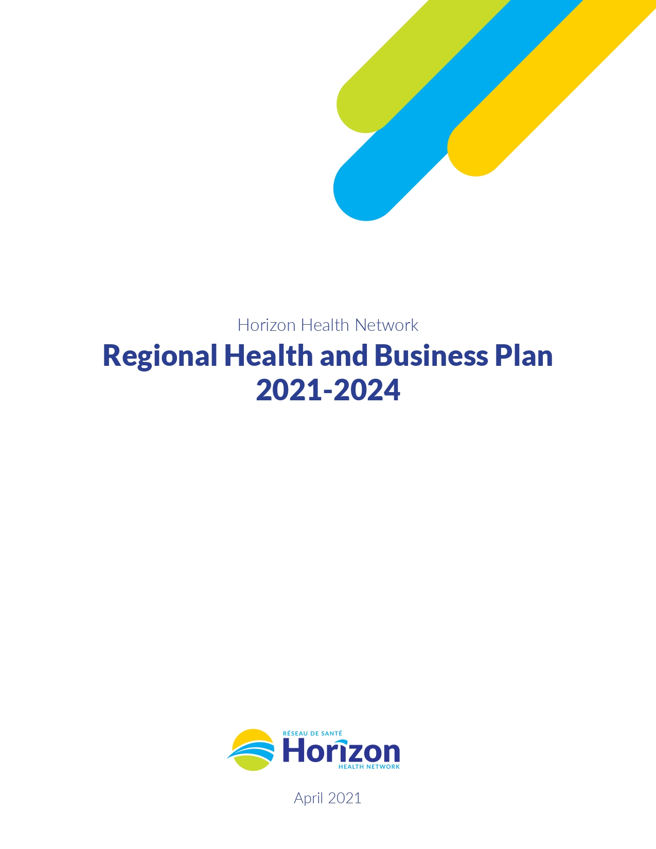 Horizon's Regional Health and Business Plan | 2021-2024 - Horizon ...