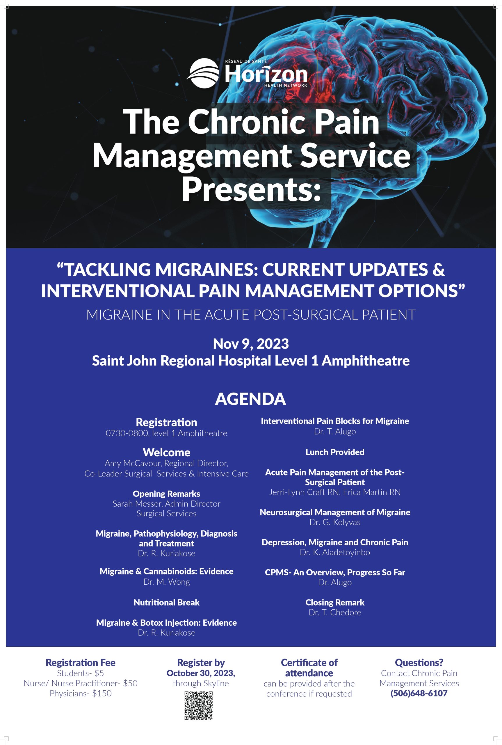 Horizon’s Annual Chronic Pain Conference - Horizon Health Network